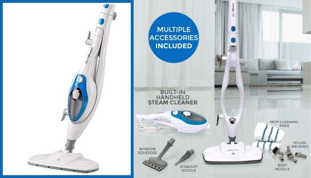 Pursteam Steam Mop Cleaner 10-In-1 Review | Mops Review